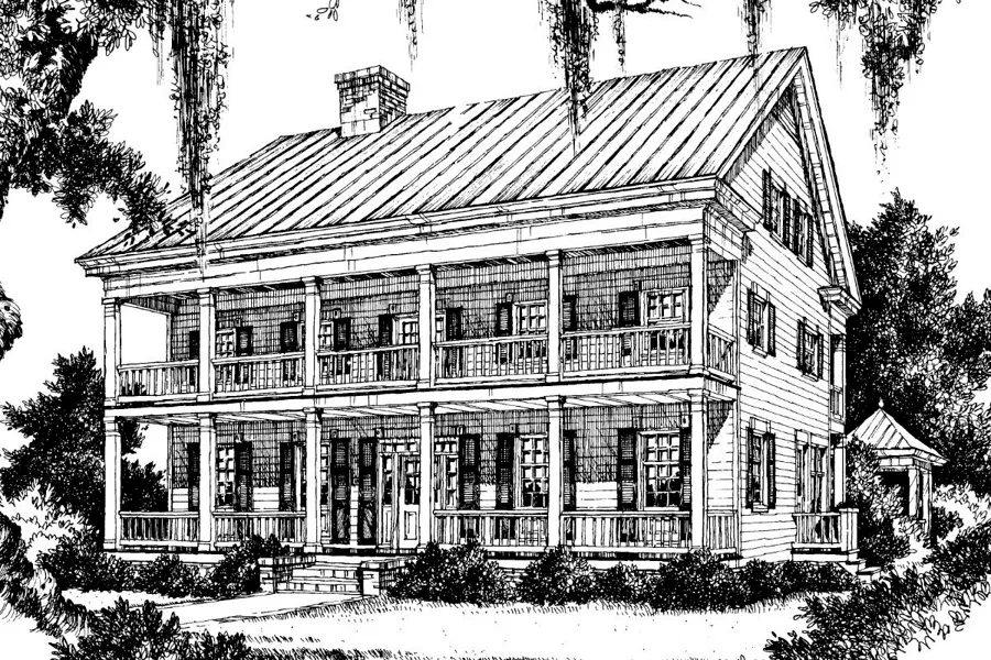 Louisiana Plantation House Plan | Southern Living House Plans